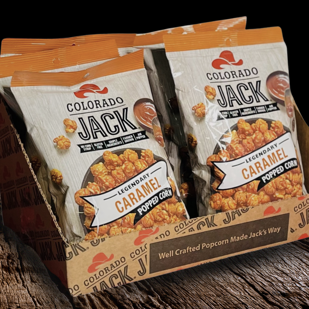 Colorado Jack Caramel Popcorn 6-Pack Mid-Sized 4oz Bags – Colorado Jack ...